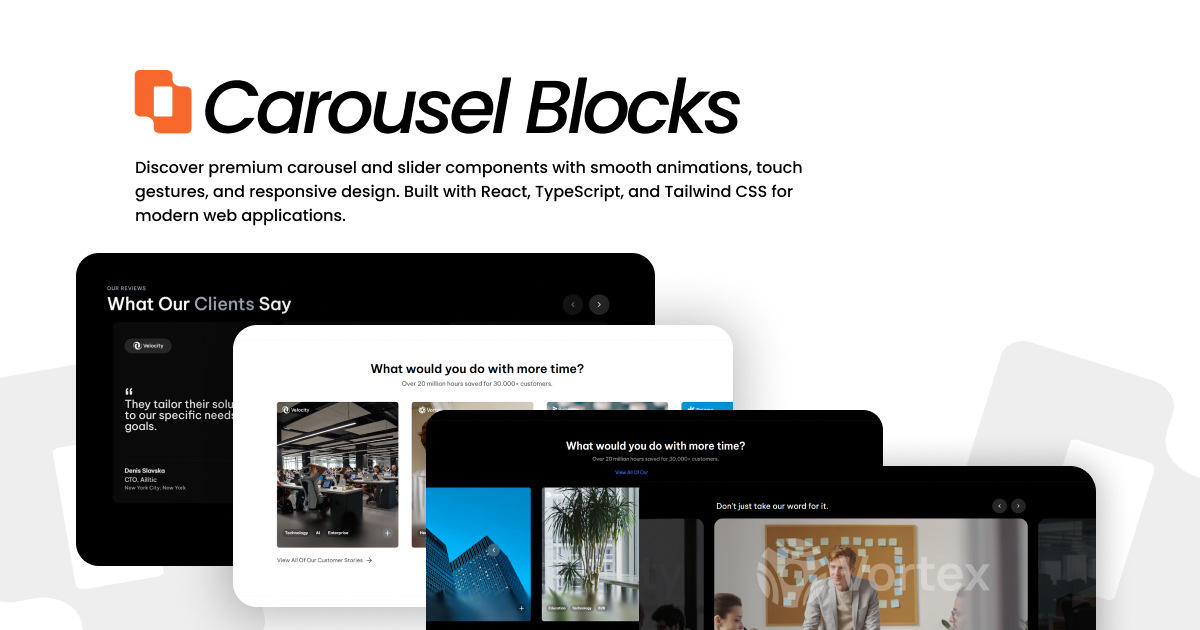 Carousel Blocks | UI Layouts Pro - UI Layouts Pro