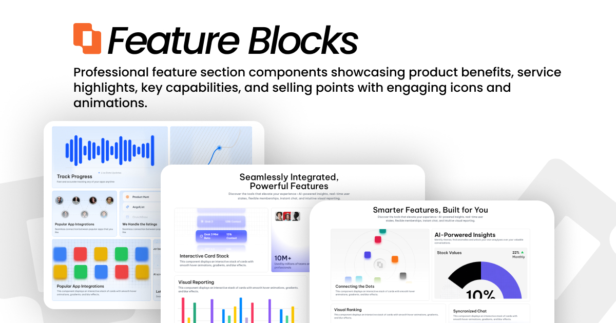 Feature Blocks | UI Layouts Pro - UI Layouts Pro