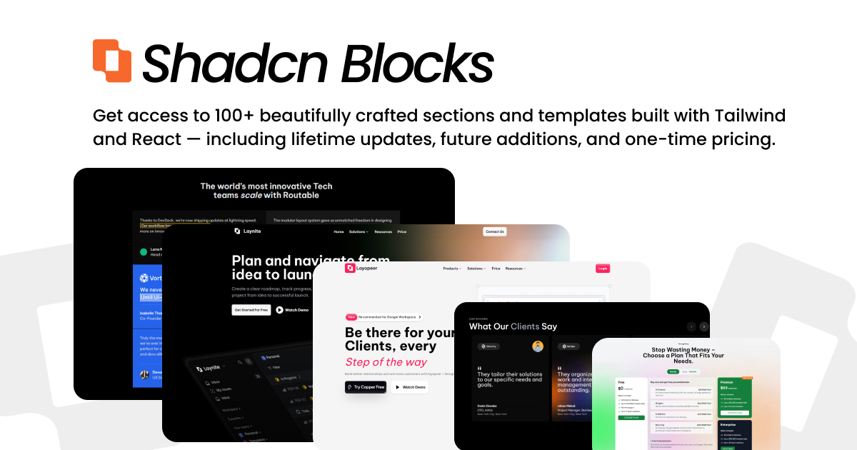Blocks | UI Layouts Pro - UI Layouts Pro